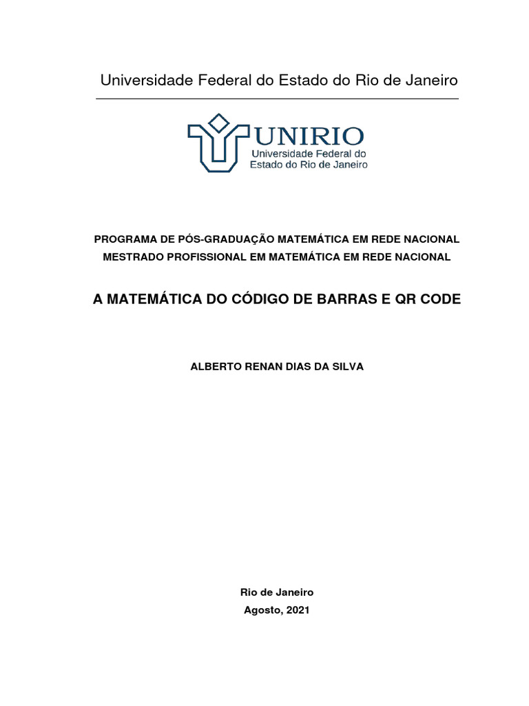 TCC - QR CODE - Versão FInal | PDF | Código QR | Pixel