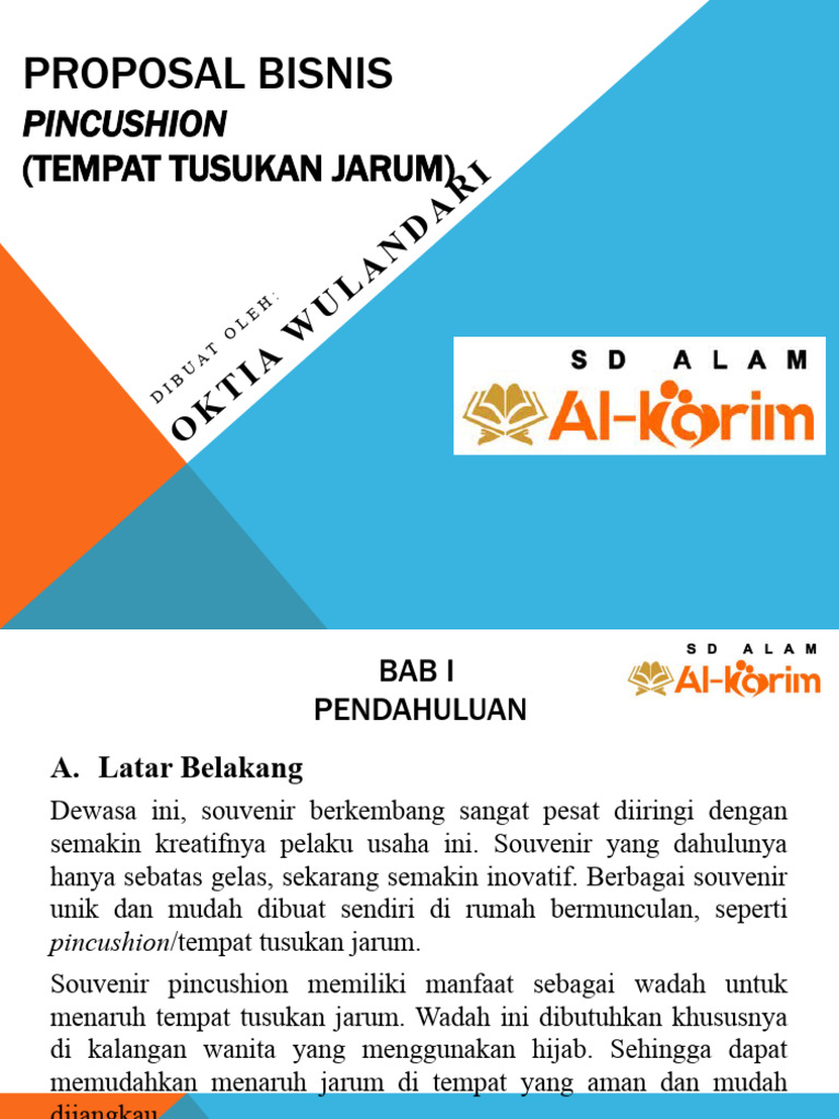 Contoh PPT Proposal Bisnis | PDF