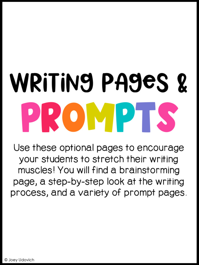 Writing Prompts for Student Creativity | PDF | Paragraph | Sentence ...
