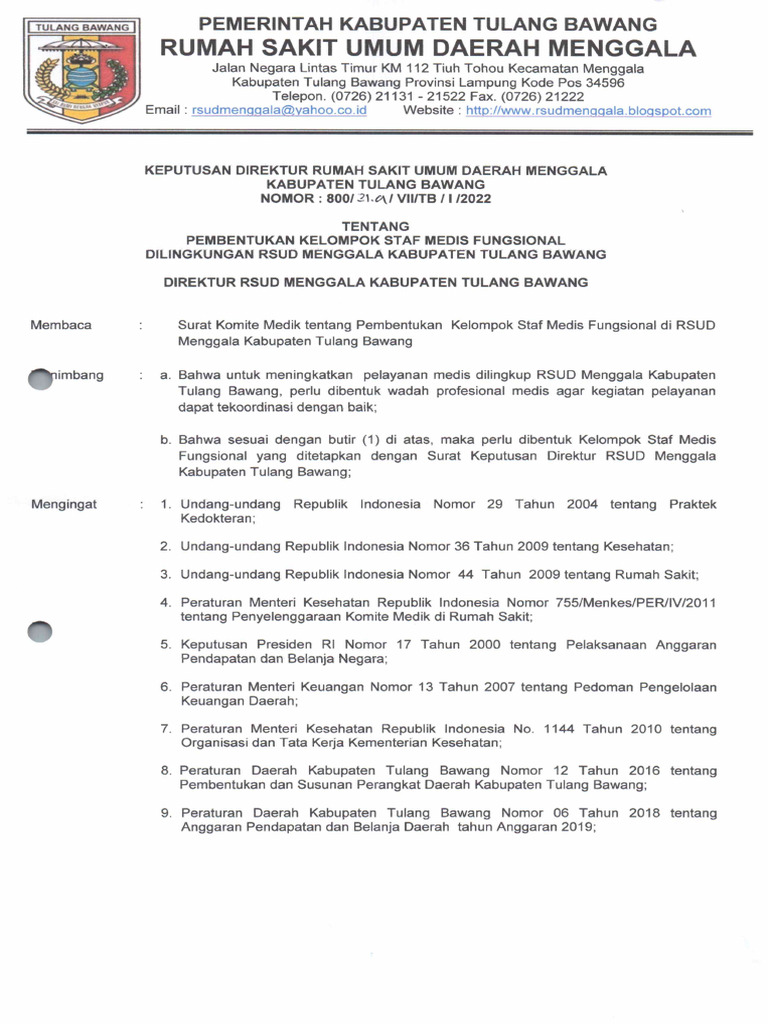 SK Pembentukan KSM 2022 | PDF