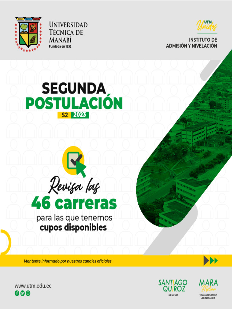 Carreras Disponibles UTM 2023 | PDF