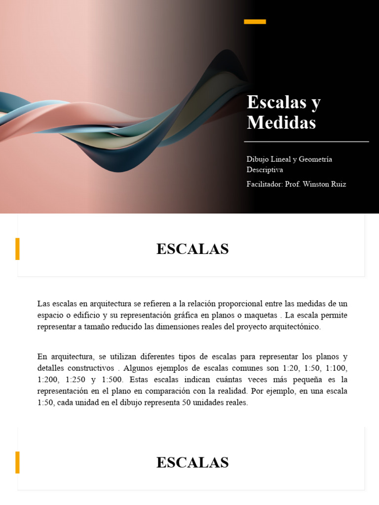 Escalas y Medidas Dibujo Lineal y Geometria Descriptiva Ulat ...