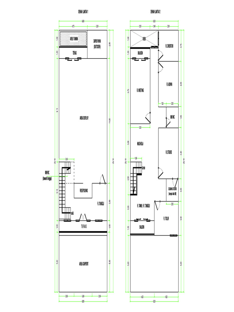 00b - Sket Denah Ibu Silvi | PDF