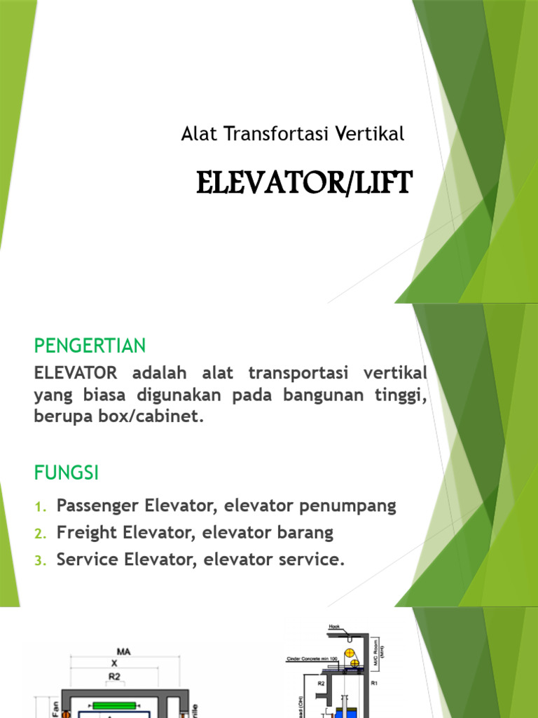 Transportasi Vertikal (Lift) | PDF
