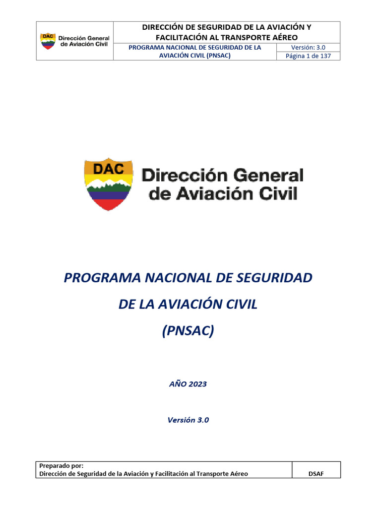 Programa Nacional de Seguridad de La Aviación Civil v.3 2023 R 31012023-Signed-Signed-Signed ...
