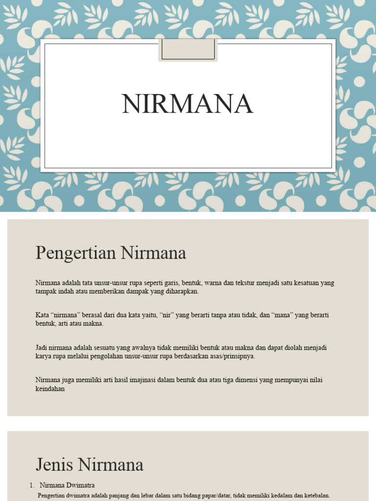 NIRMANA | PDF