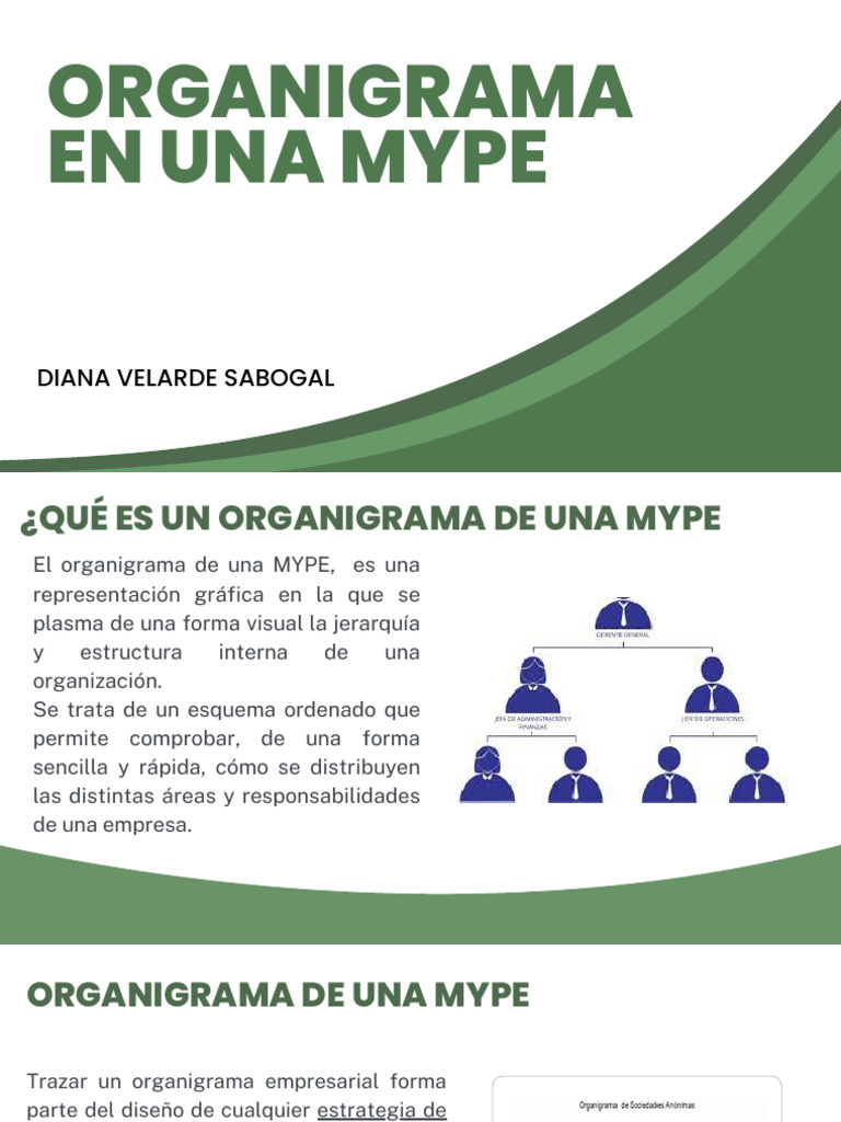 Organigrama en MYPE: Guía Práctica | PDF | Business | Toma de decisiones