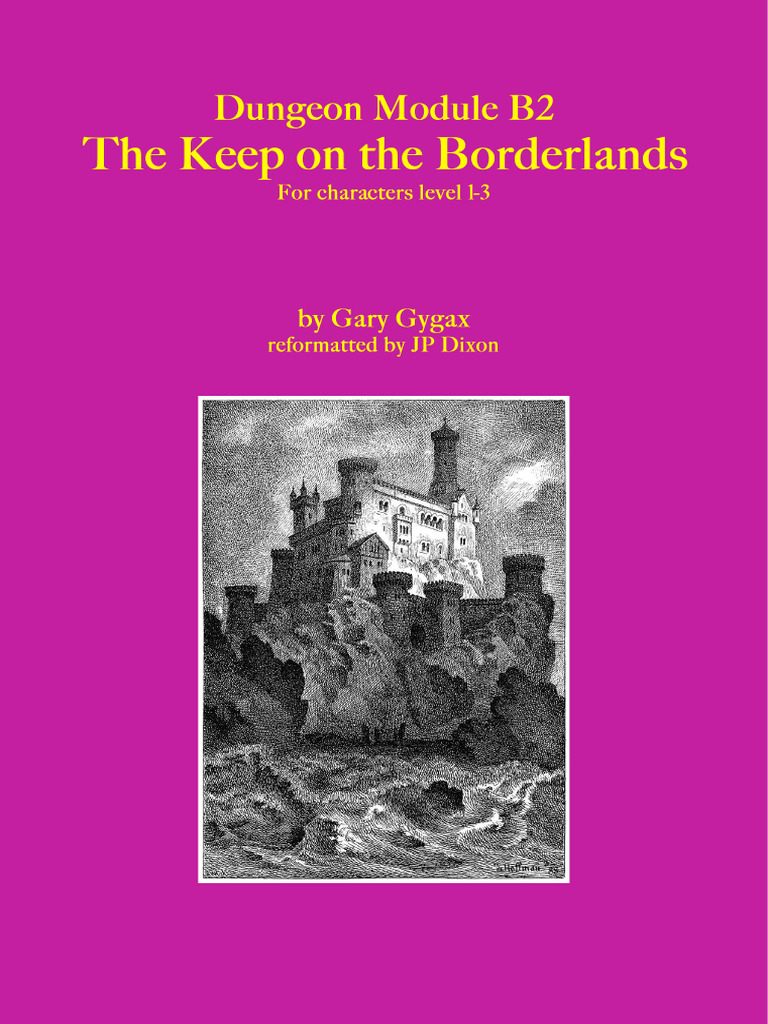 Keep on the Borderlands Overview | PDF | Shield