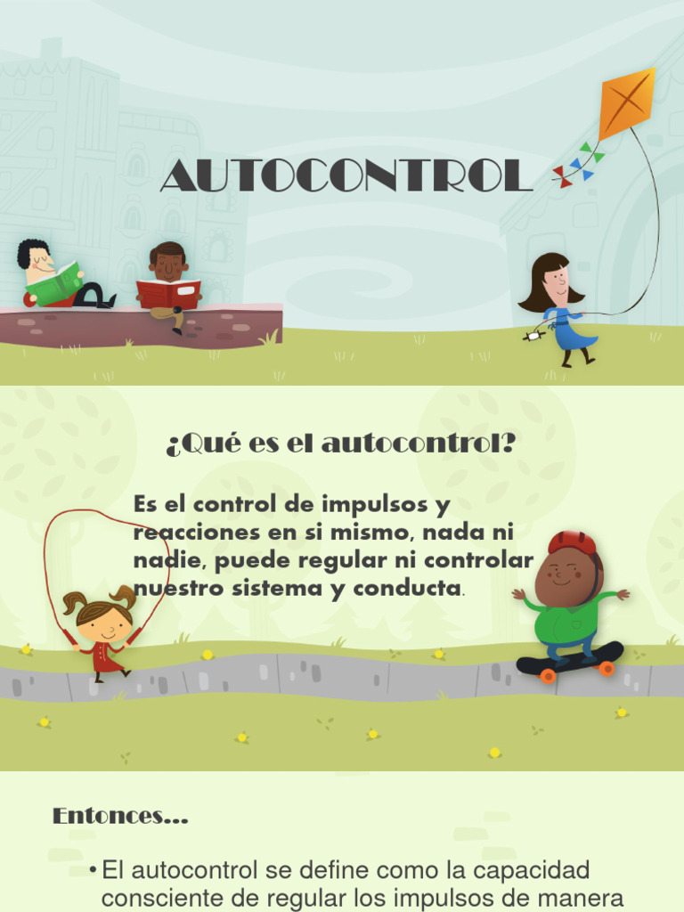 AUTOCONTROL | PDF | Crecimiento personal y profesional | Relaciones ...