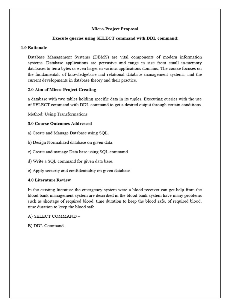 Micro Dbms | PDF | Databases | Relational Database Micro Dbms | PDF | Databases | Relational Database