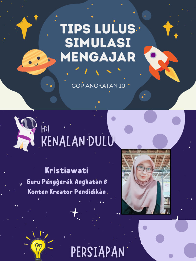 Tips Simulasi Mengajar Efektif 10 Menit | PDF