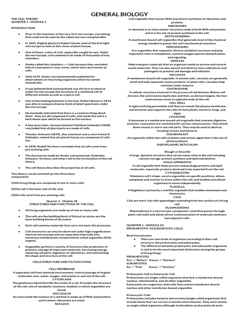 General Biology | PDF | Meiosis | Mitosis