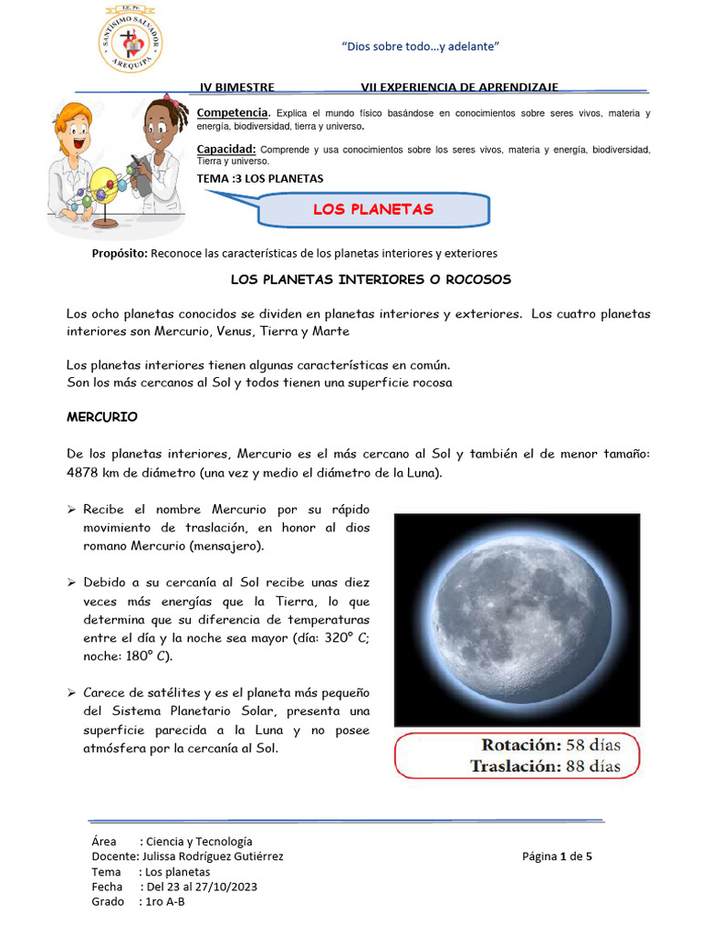 Sesion 3 Los Planetas | PDF