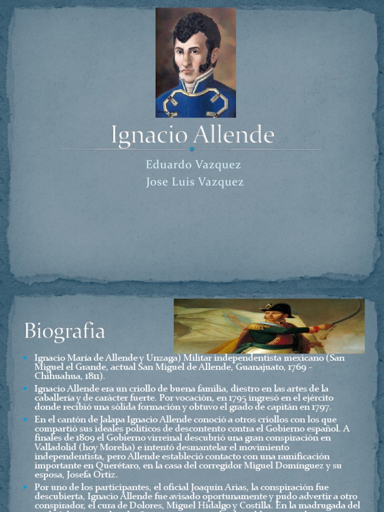 Ignacio Allende | PDF | Antiguas colonias españolas | Colonización ...