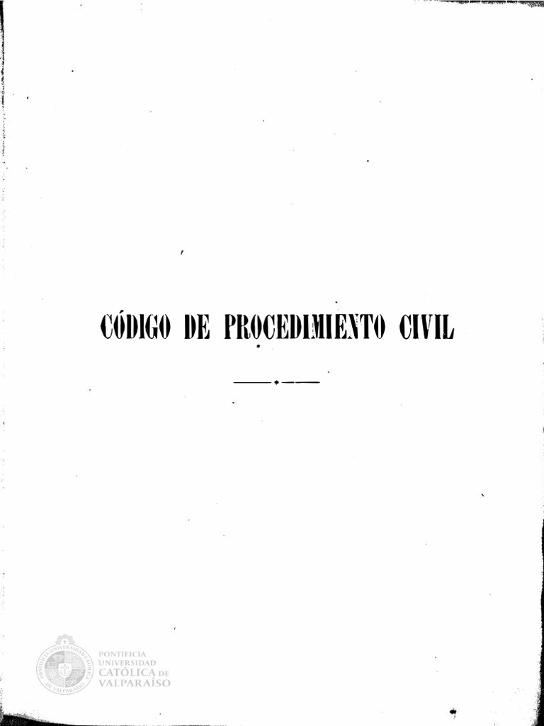 C Digo de Procedimiento Civil de La Rep Blica de Chile | PDF