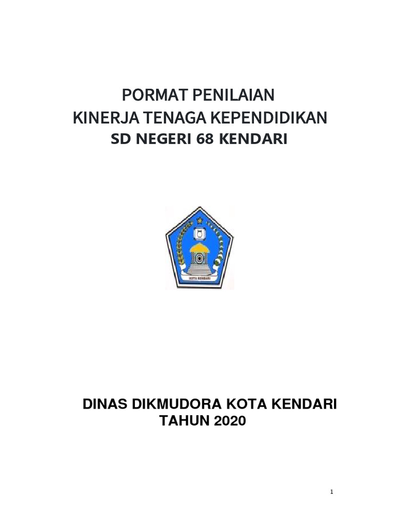 Format Penilaian Kinerja Tendik | PDF