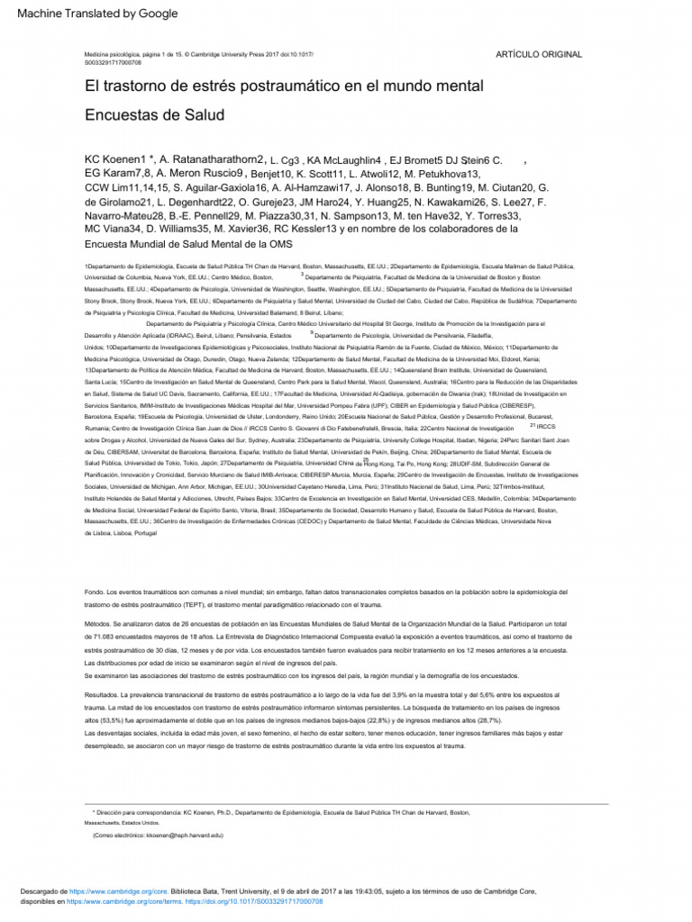 Koenen 2017 | PDF