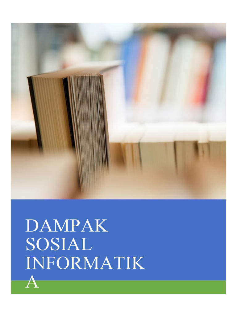 Dampak Sosial Informatika | PDF