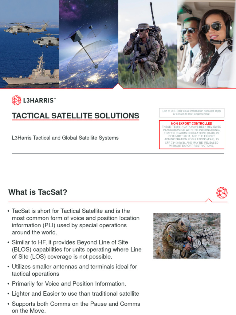 L3Harris Tactical Satellite Solution - October 2020 | PDF ...