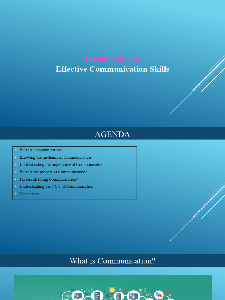 Effective Communication Skills | PDF