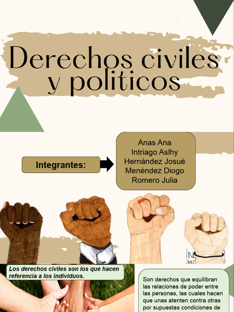Derechos . | PDF | Derechos | Derechos civiles y politicos