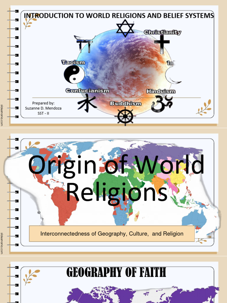 IWRBS Q1 WK 2.2 Interconnectedness of Geography Culture and Religion ...