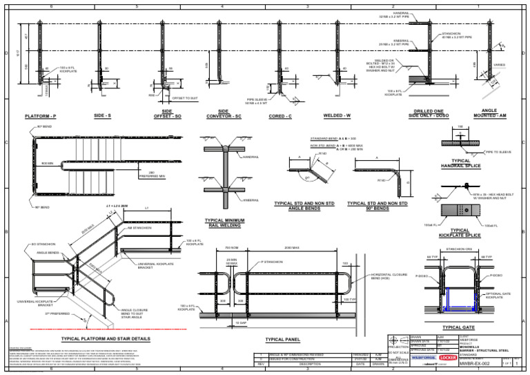 MWBR Ex 002 - 1 - Monowills - Barrier - Structural Steel | PDF | Pipe ...