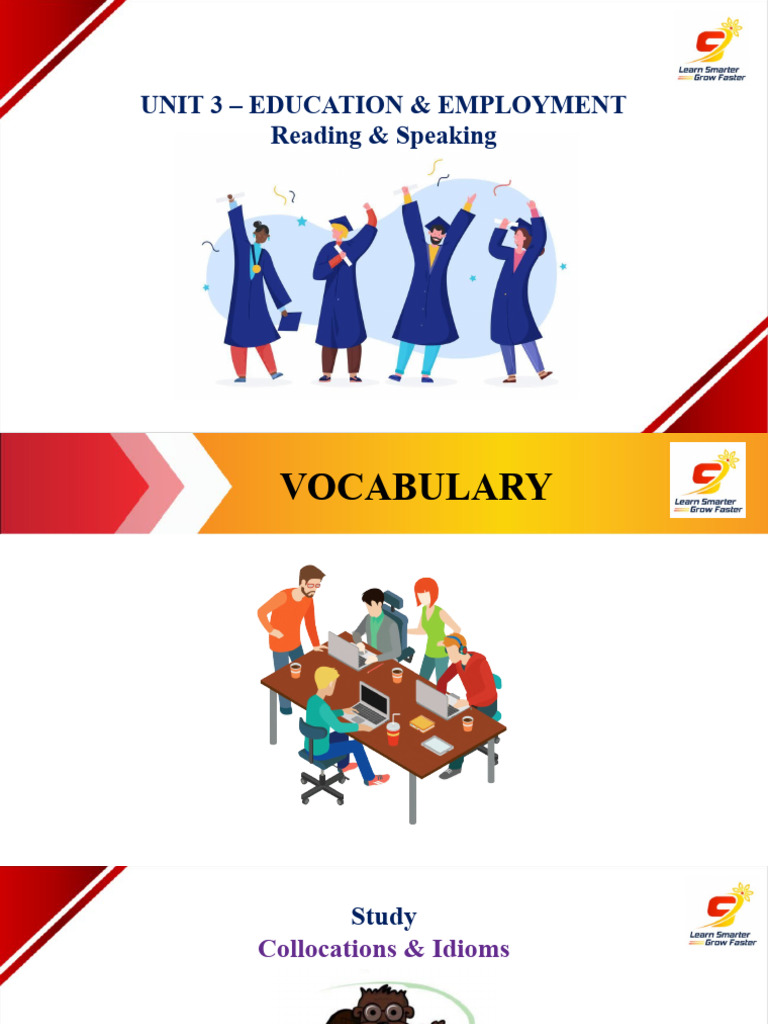 Unit 3 - Education and Employment (R+S) | PDF | Cognition | Learning