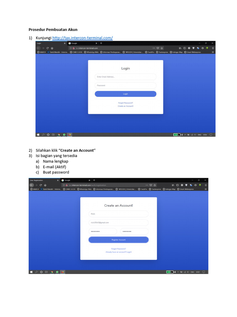Prosedur Web Pajak | PDF | Bisnis