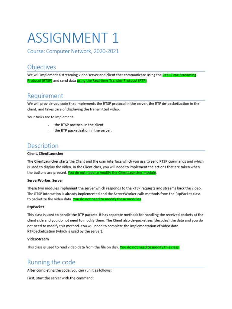HK1 - 2021 - Assignment 1 | PDF