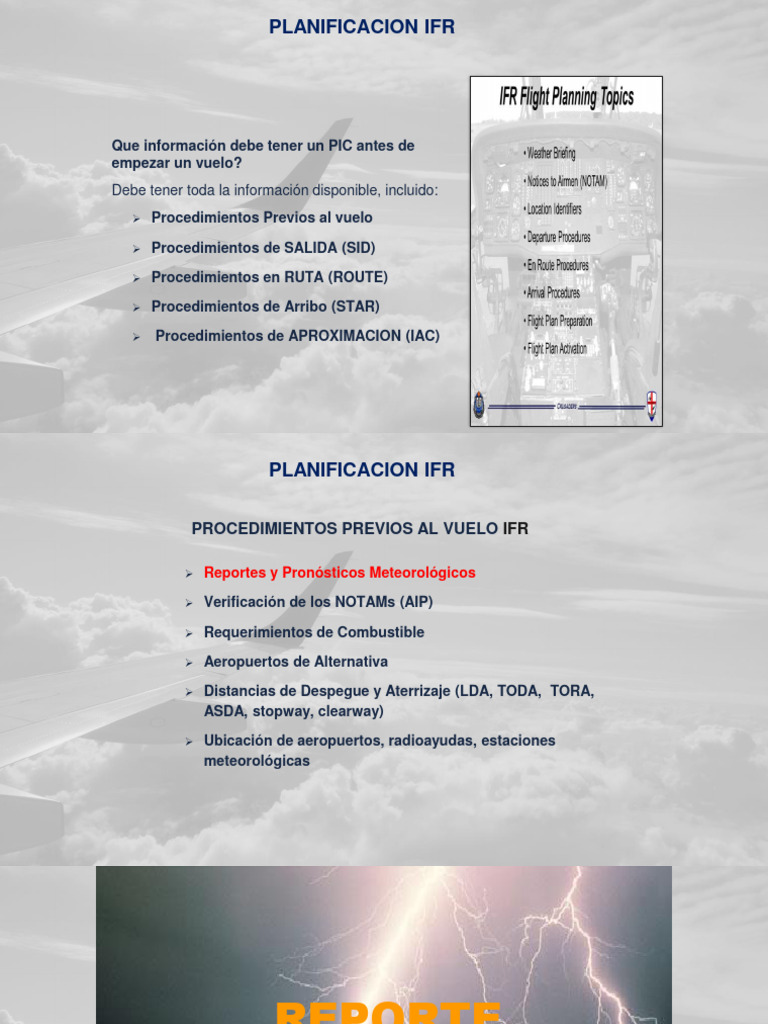 Planificacion Ifr 2023 | PDF | Reglas de vuelo por instrumentos ...