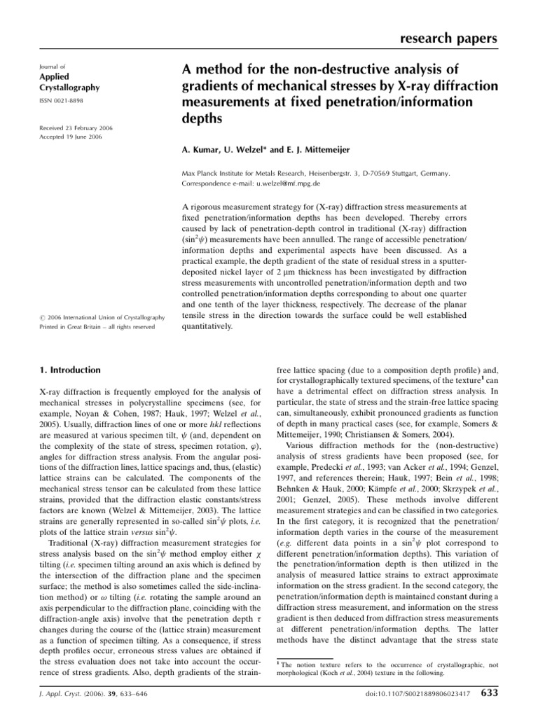 2006-Kumar-A Method For The Non-Destructive Analysis of Gradients of ...