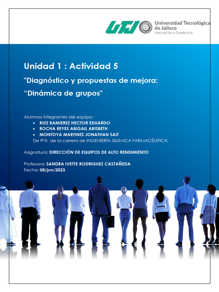 Diagnóstico de Dinámica Grupal en PiSa | PDF | Sustentabilidad | Business