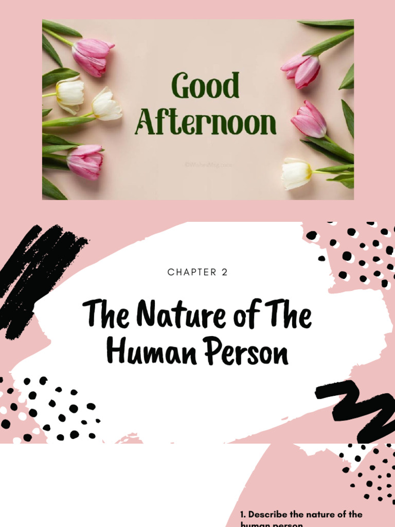 CHAPTER 2 The Nature of The Human Person 2 | PDF | Behavioural Sciences | Cognitive Science