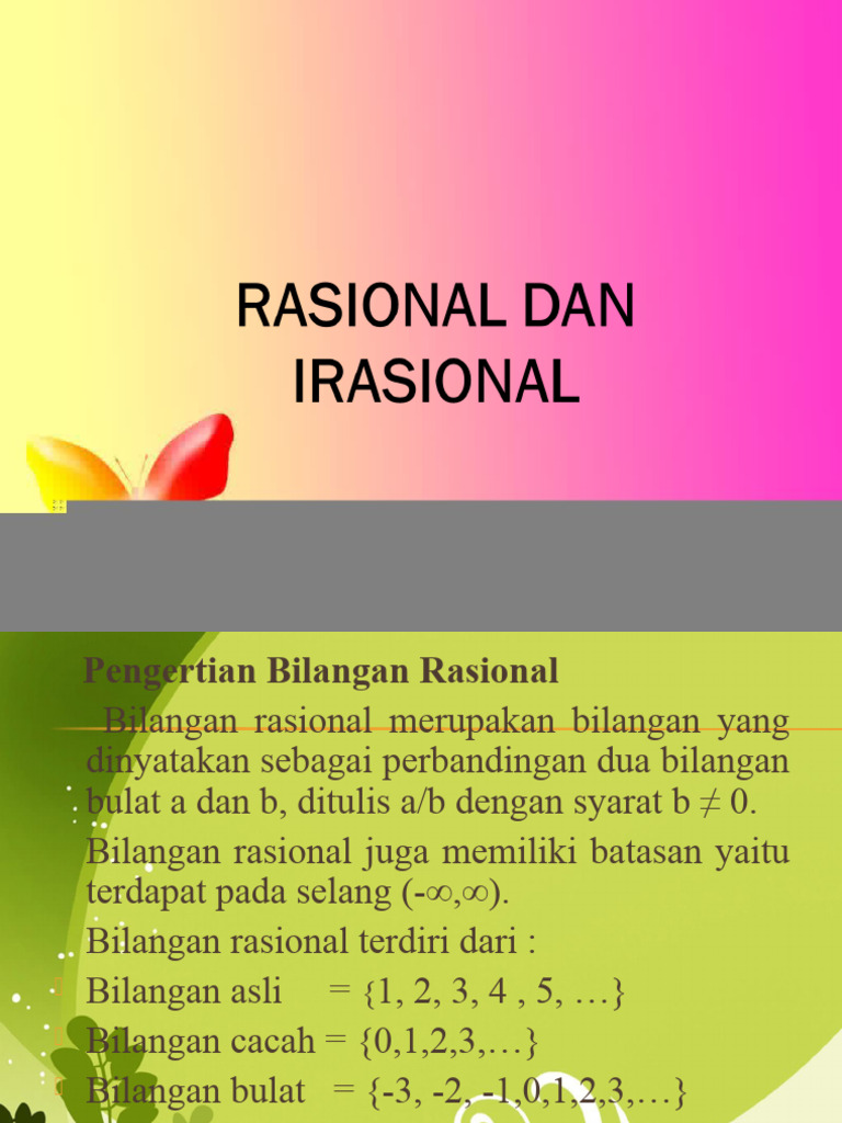 Rasional Dan Irasional | PDF