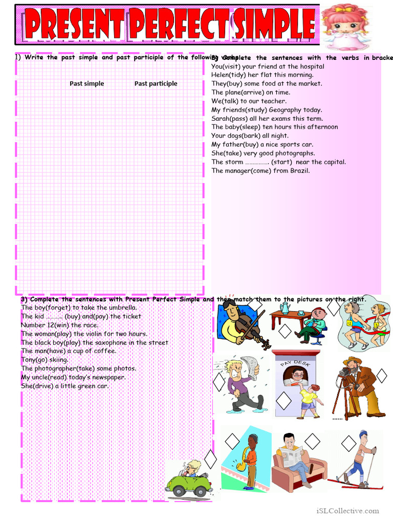 Present Perfect Simple | PDF | Languages | Foreign Language Studies