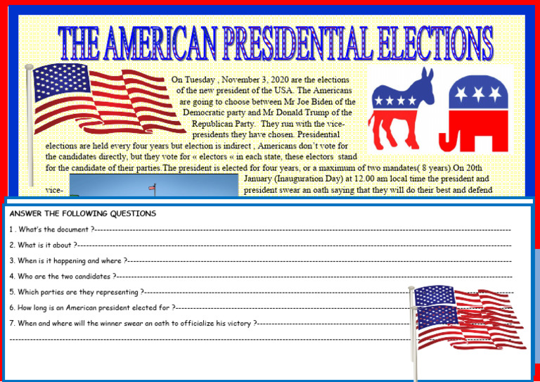 US Election Overview for Students | PDF
