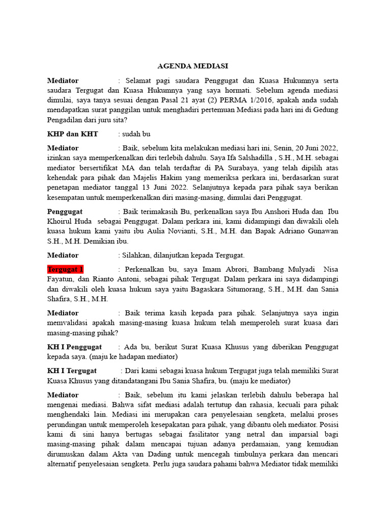 Script Wakaf | PDF