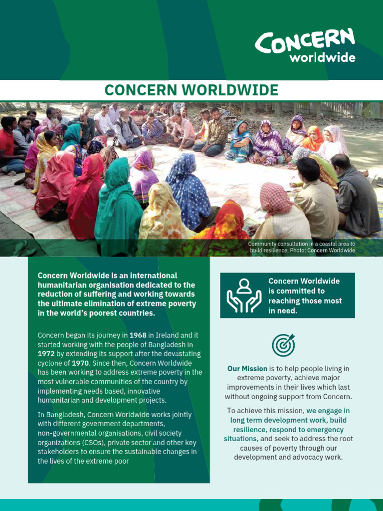 Concern Worldwide Bangladesh Profile | PDF
