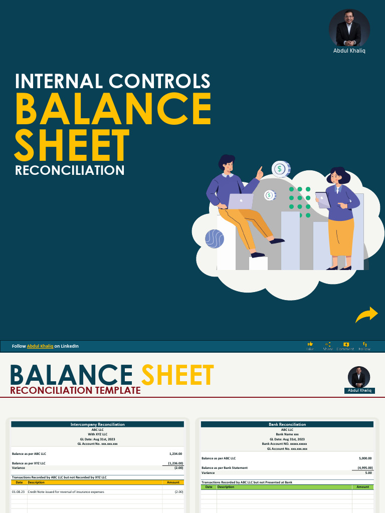 INTERNAL CONTROLS Financial Statement Reconciliation | PDF