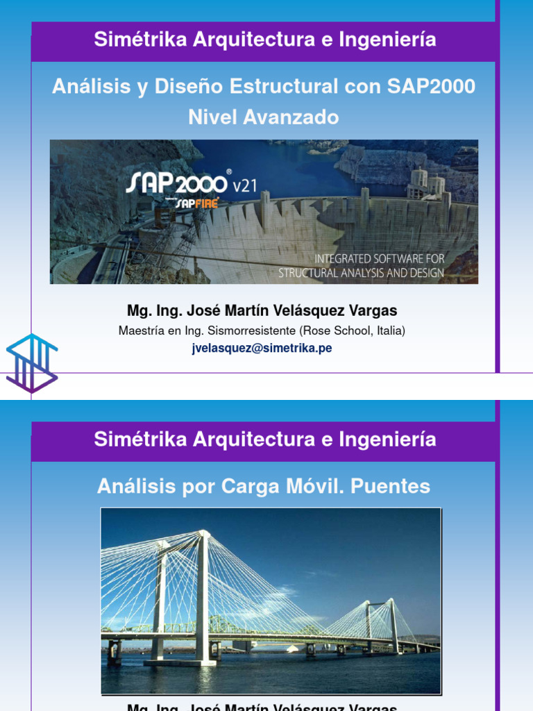 Análisis Estructural de Puentes | PDF