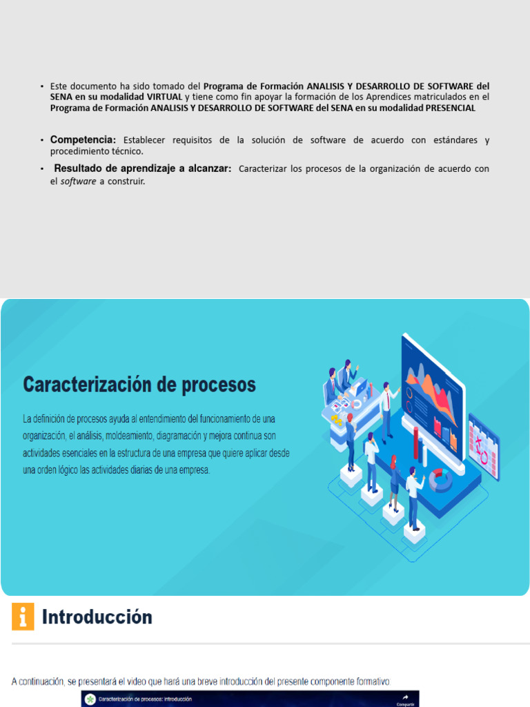 Caracterizacion de Procesos | PDF