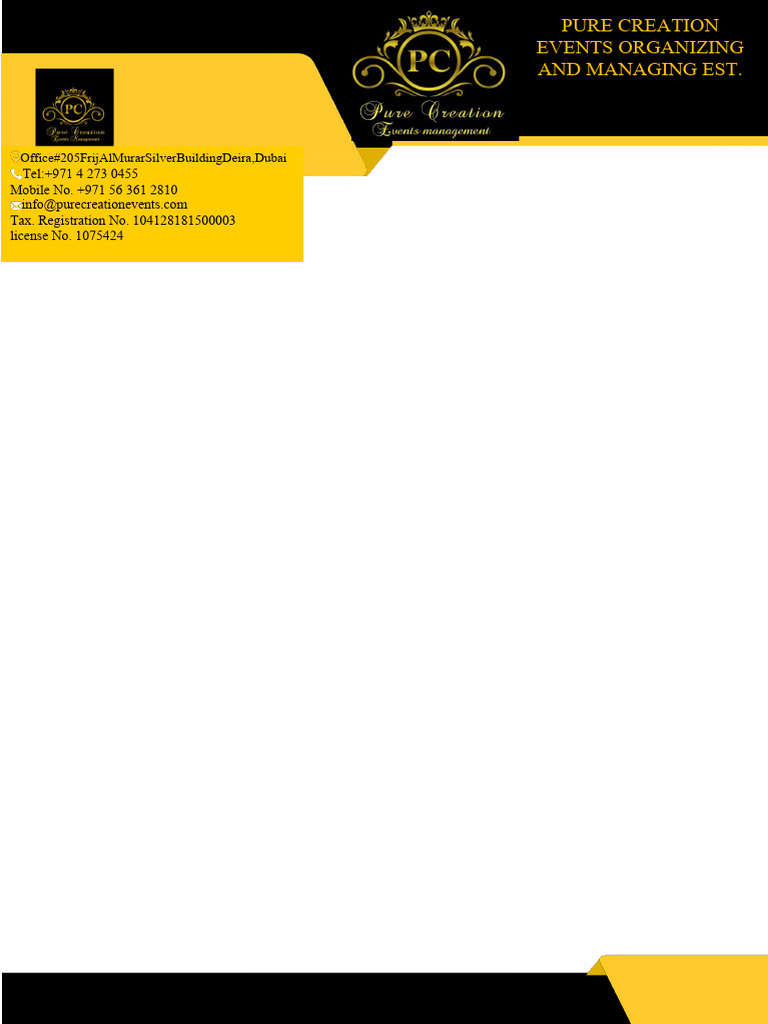 Letterhead 2 | PDF | Business | Finance & Money Management