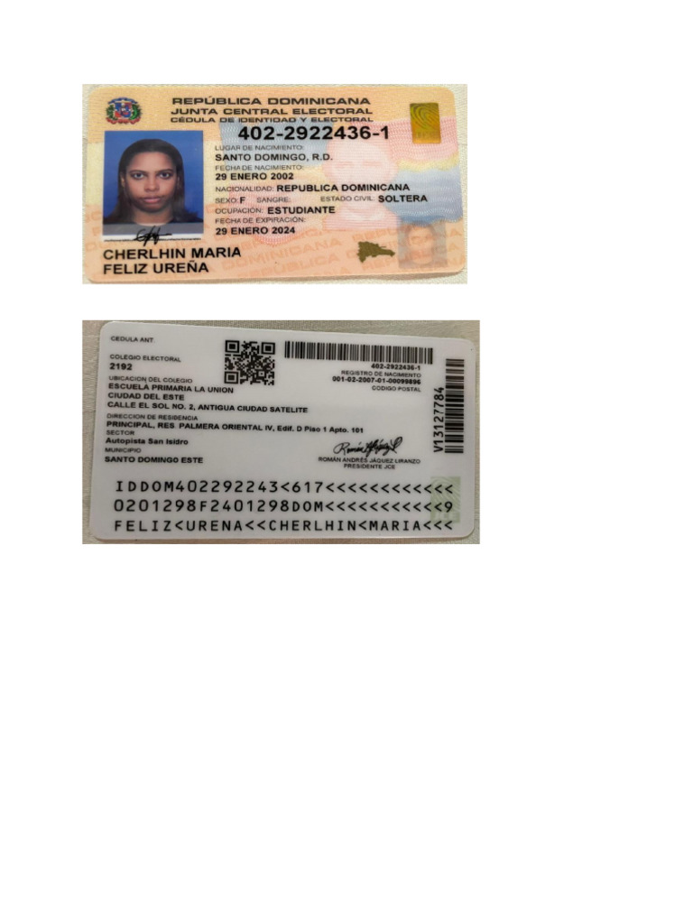 Dominican ID | PDF