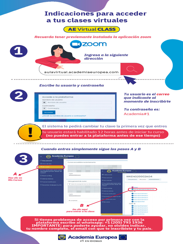 Acceso A Clases En Aula Virtual Pdf