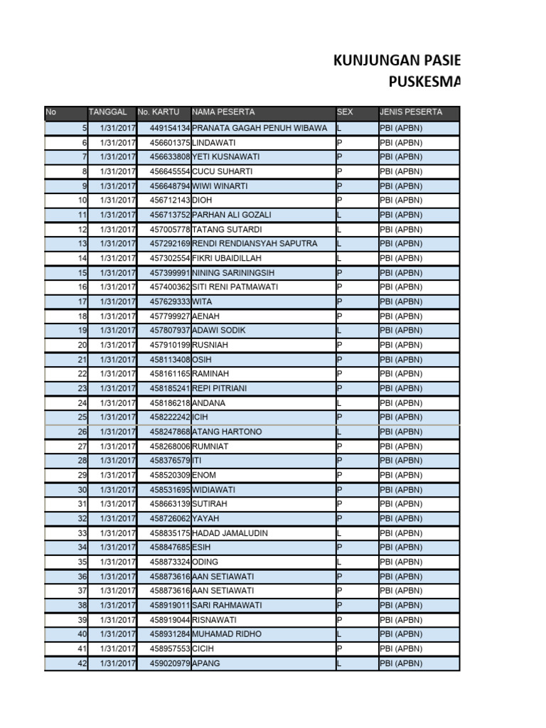 Kunjungan Pbi PKM Cikijing Master | PDF