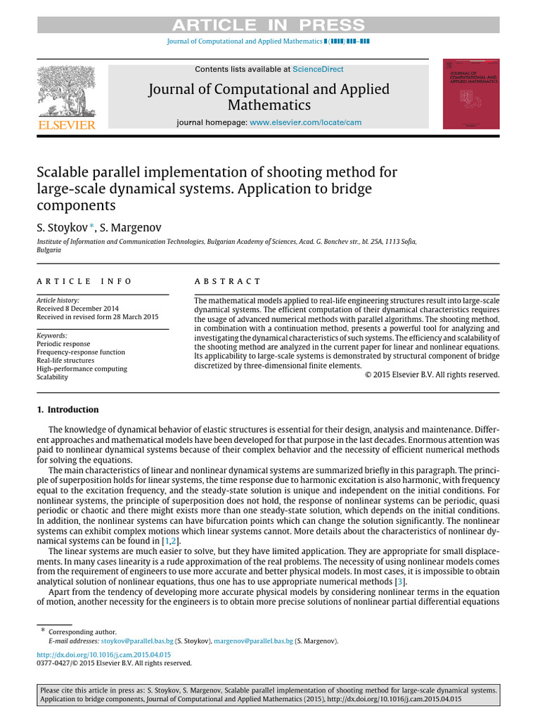 Scalable Parallel Implementation of Shooting Method For Large-Scale ...