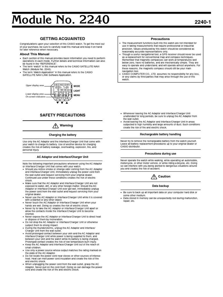 Module No. 2240: Getting Acquainted | PDF