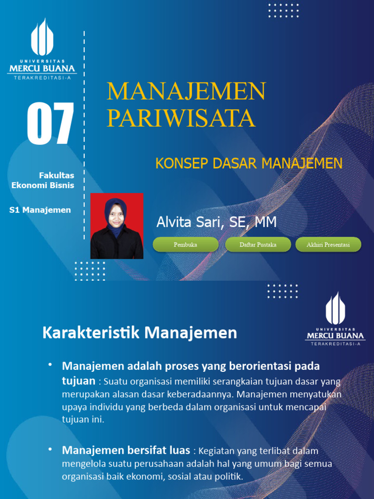 M.par 7 Umb - Konsep Dasar MNJ | PDF