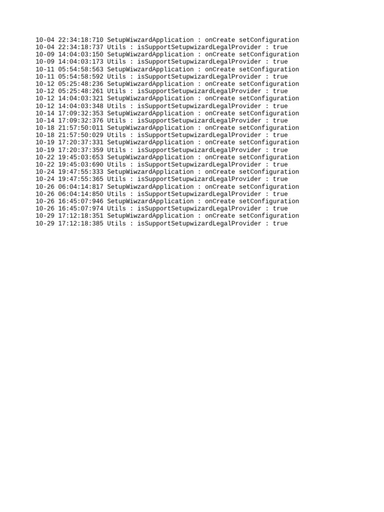 Setup Wizard Application Logs | PDF | Business | Computers